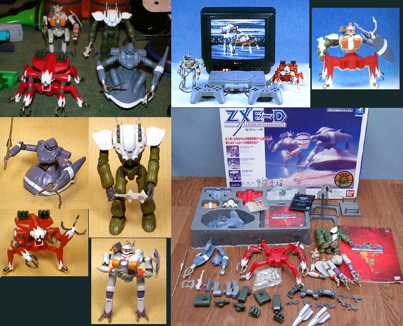 ZXE-D: Legend of Plasmalite (Customisable robot figures which import ...